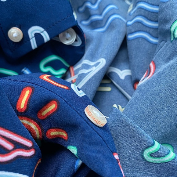 chubbies | Shirts | Chubbies The One Man Wolfpack Short Sleeve Popover Top | Poshmark